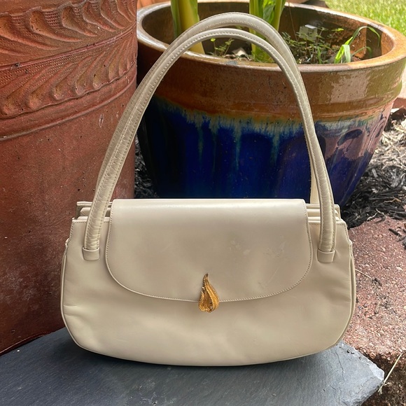 Koret | Bags | Koret Leather Vintage Tan Handbag | Poshmark